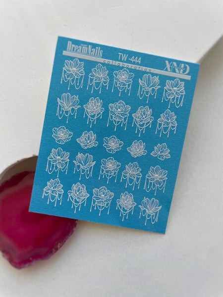 TW-444 NAIL DECAL 2D – kvadrat store